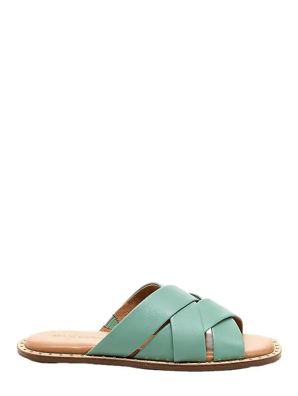 KELSI DAGGER BROOKLYN Bravo Slide Sandals - Light Green