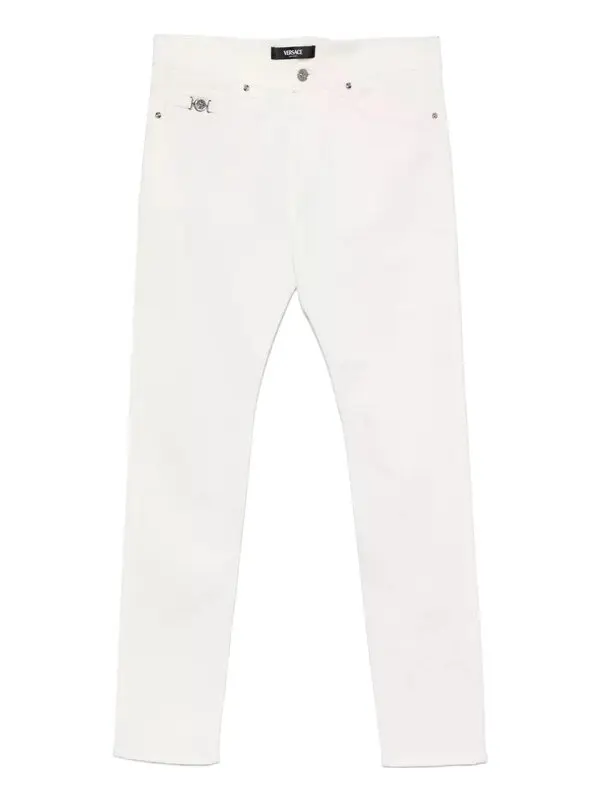 Versace Medusa Biggie Jeans - White