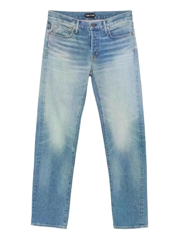TOM FORD Faded-effect Jeans - Blue