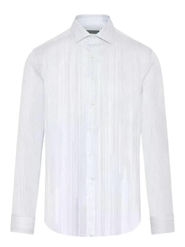 Canali Striped Shirt - Blue