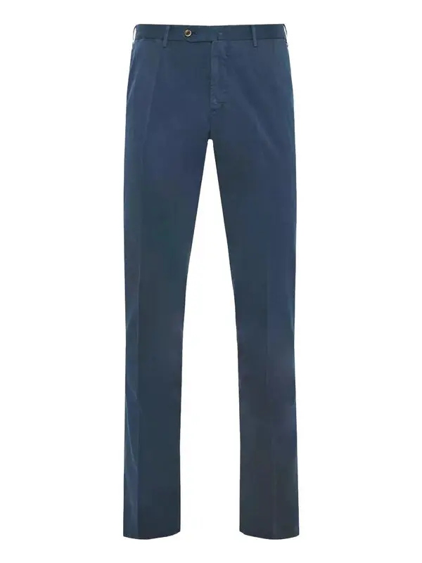 PT TORINO Slim-cut Chino Trousers - Blue