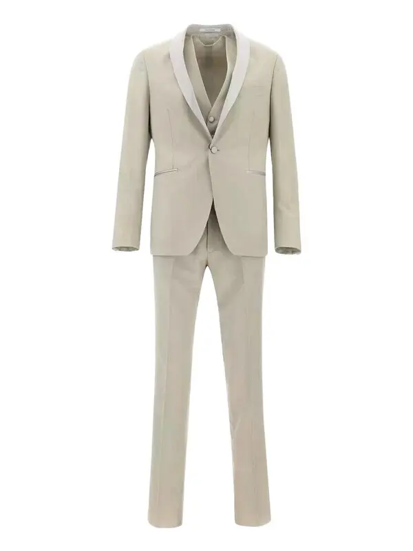 Tagliatore Wool Suit - Neutrals