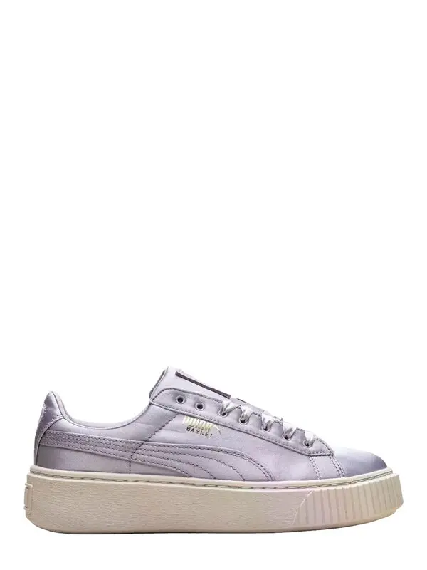 PUMA Platform Satin Sneakers - Blue
