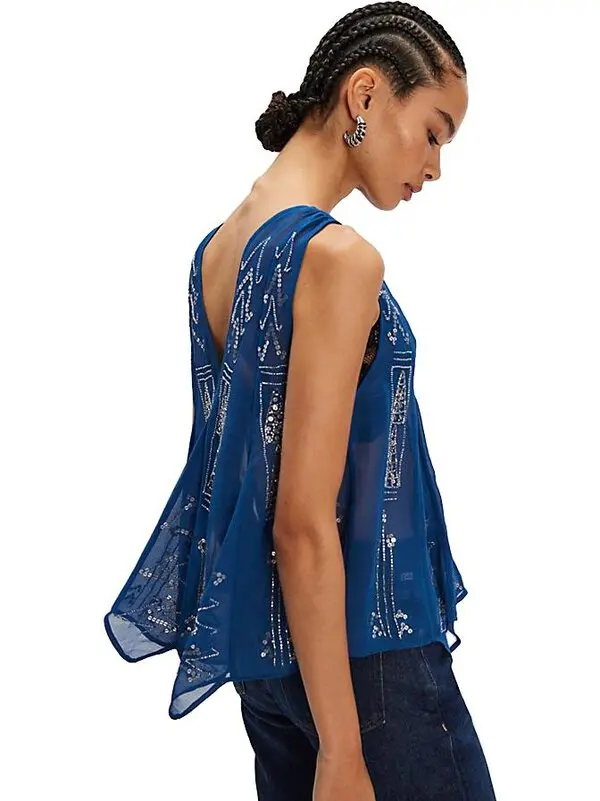 Free People Ibiza Night Tank - Indigo