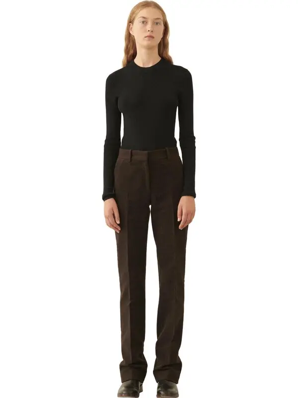 Veronica De Piante Mick Moleskin Trousers - Chocolate