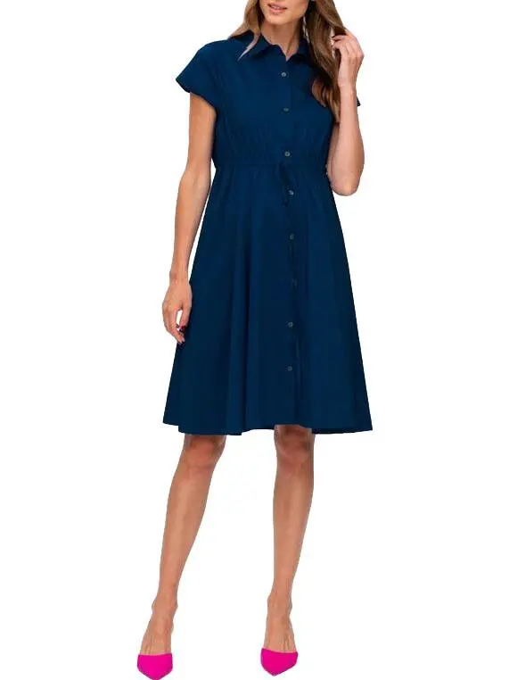 PIETRO BRUNELLI Button-down Maternity Shirtdress - Blue
