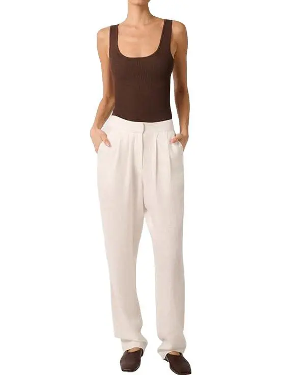 WeWoreWhat Scoop Knit Top - Chestnut