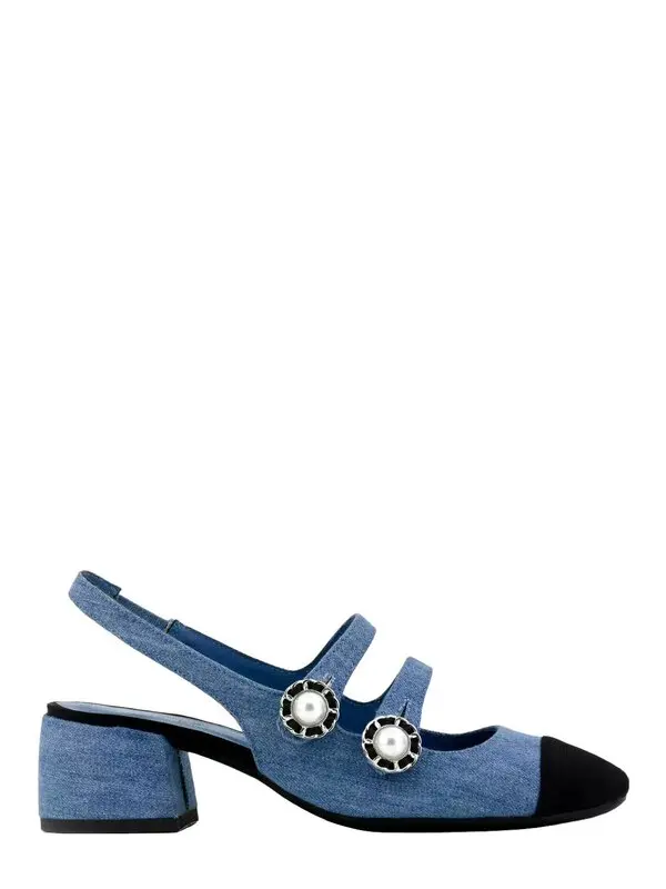 PAUL WARMER Pumps With Ankle Strap - Blue