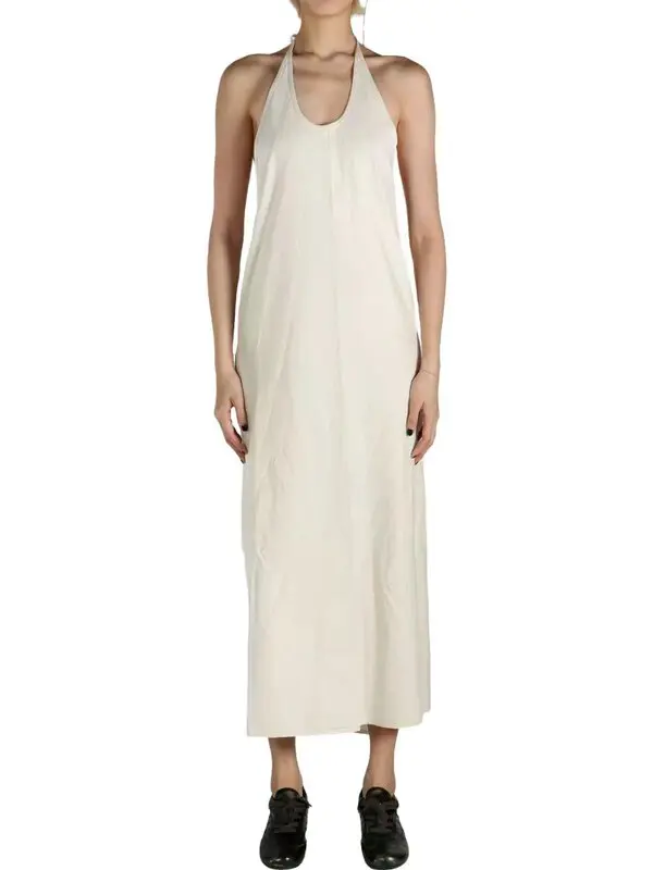 BASERANGE Silk Halterneck Dress - Neutrals