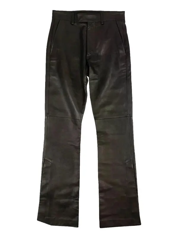 Amiri Leather Trousers - Black