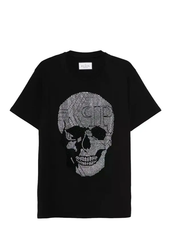 Philipp Plein Crystal-skull T-shirt - Black