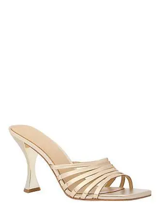 Michael Kors Haisley Metallic Leather Sandal - Gold