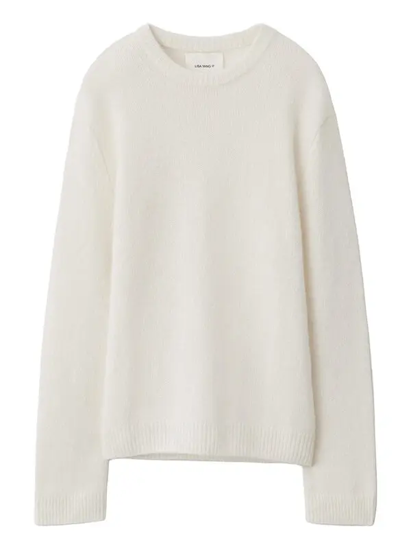 LISA YANG The Baxter Sweater - Cream