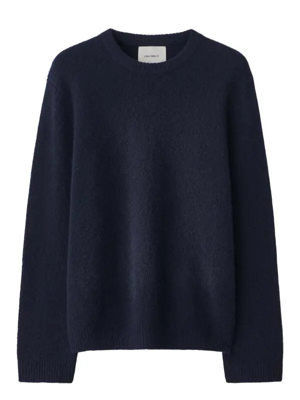 LISA YANG The Baxter Sweater - Navy