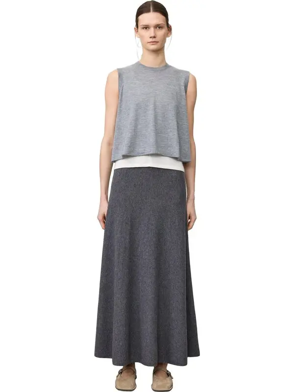 LISA YANG Torie Skirt - Graphite