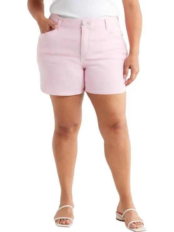 Wit & Wisdom Skyrise High-waist Denim Shorts - Frosty Orchid