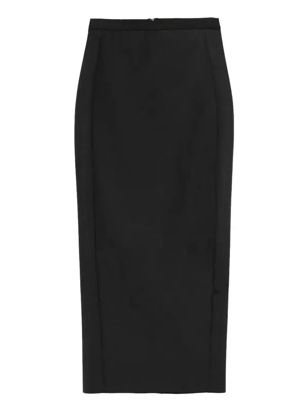 Max Mara Charme Midi Skirt - Black