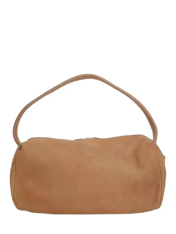 Guidi Grainy Suede Shoulder Bag - Brown
