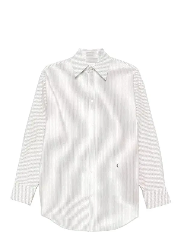 Saint Laurent Striped Shirt - White