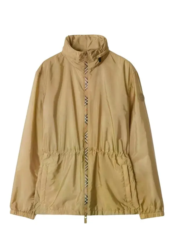 Burberry Logo-patch Parka - Neutrals