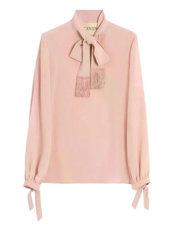 Valentino Garavani Crepe De Chine Shirt - Pink
