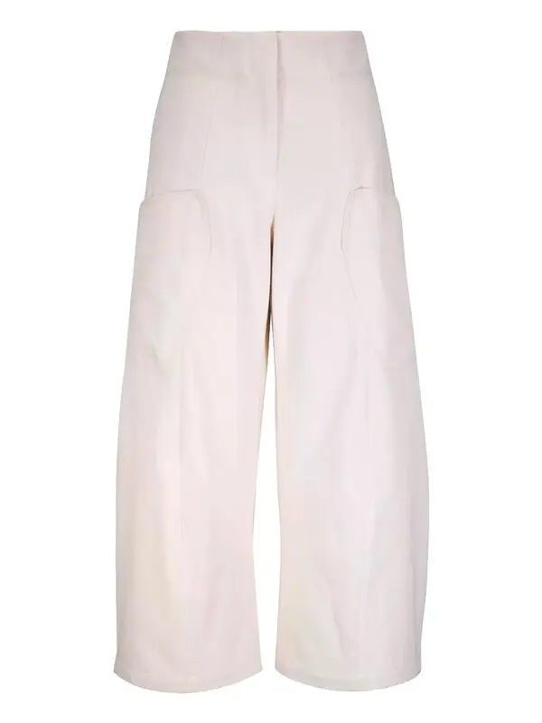 Zero + Maria Cornejo Eda Trousers - Neutrals