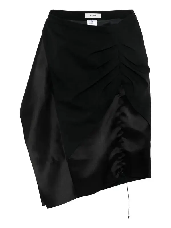 BESFXXK Asymmetric Skirt - Black