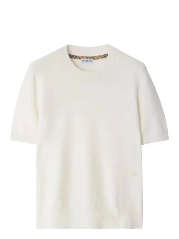 Burberry Knitted T-shirt - White