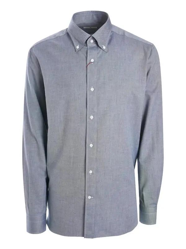 Luciano Barbera Button-down Shirt - Blue