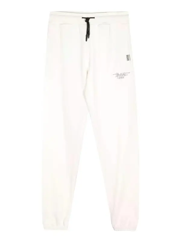 PHOBIA Tapered-leg Cotton Track Pants - White