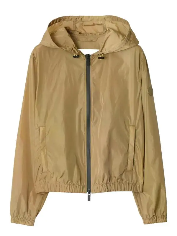 Burberry Logo-print Jacket - Neutrals