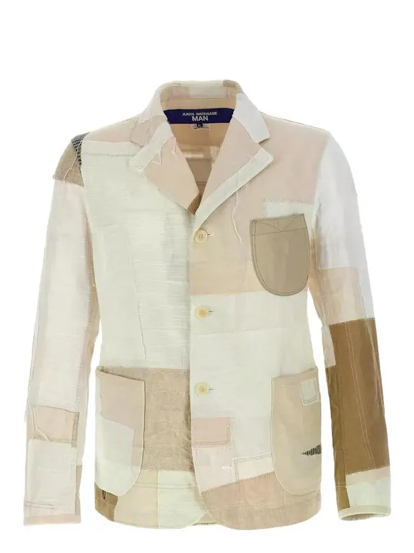 Junya Watanabe Patchwork Blazer - Neutrals