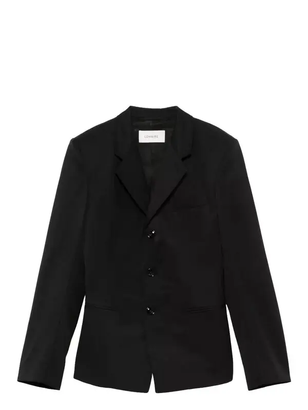 LEMAIRE Tailored Single-breasted Blazer - Black