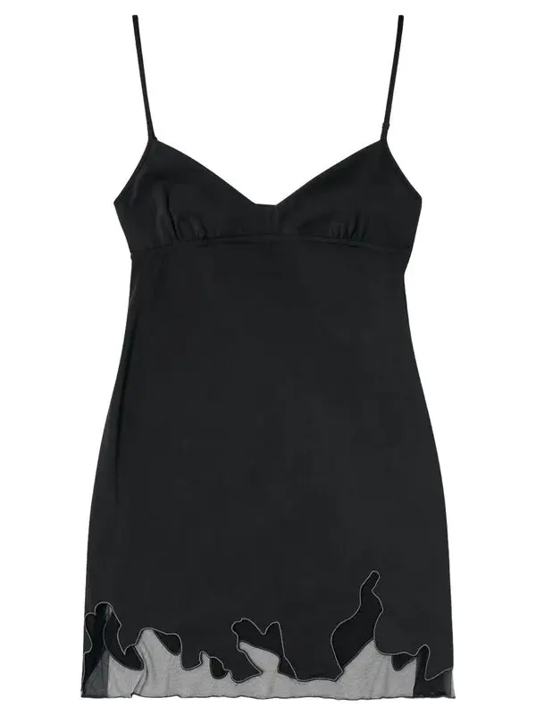 Diesel D-inlay-r1 Mini Dress - Black