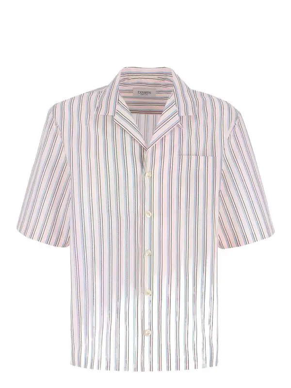 LANEUS Cotton Shirt - Pink