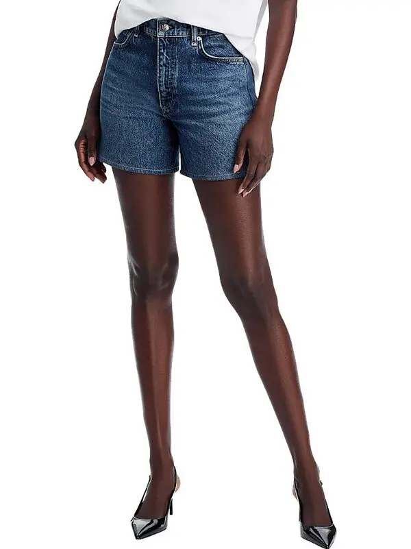Rag & Bone Kaia High-rise Relaxed Denim Shorts - Adeline