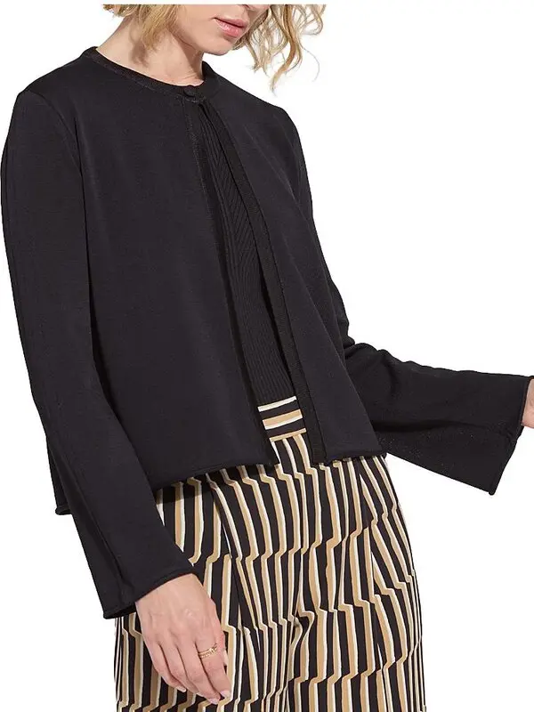 Lyssé Allegra Flyaway Cardigan - Black