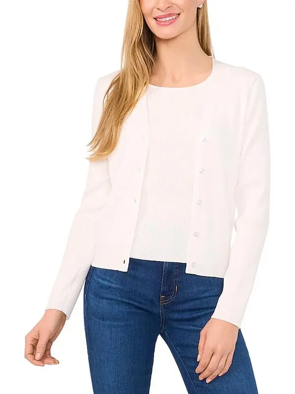 Ted Baker London V-neck Cardigan - New Ivory
