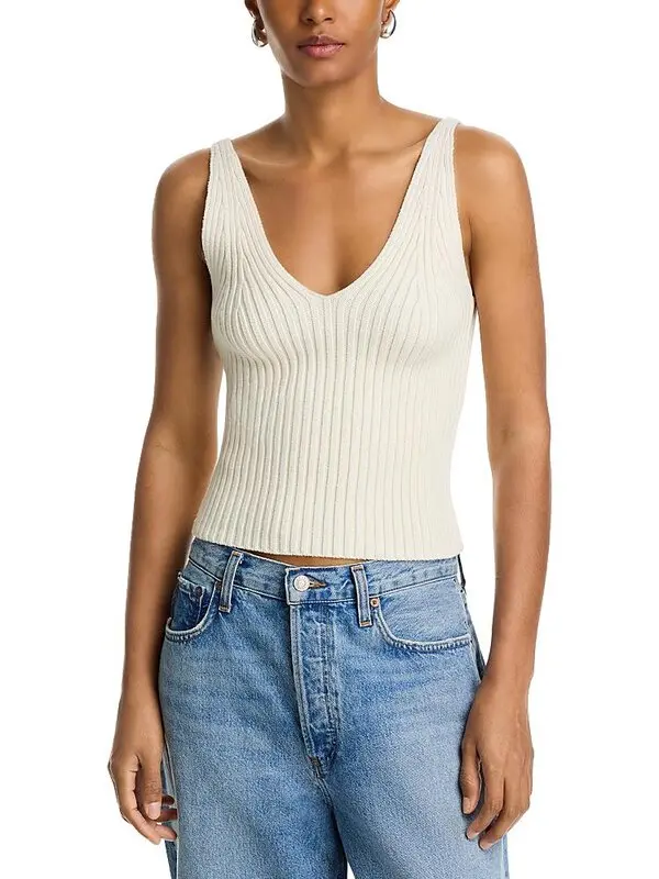 Paige Cherie Sweater Tank - Ivory