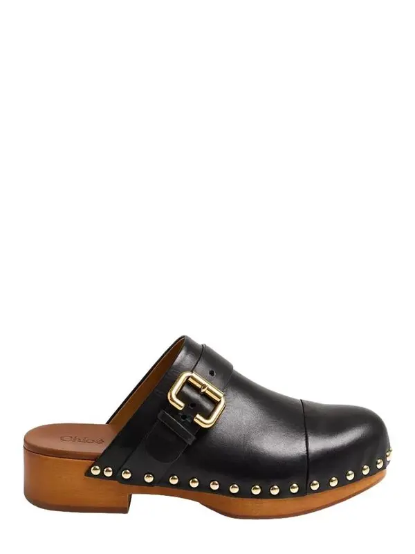 Chloé Jeannette Clogs - Black