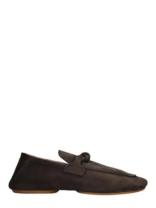 Bottega Veneta Daddy Leather Loafers - Dark Brown