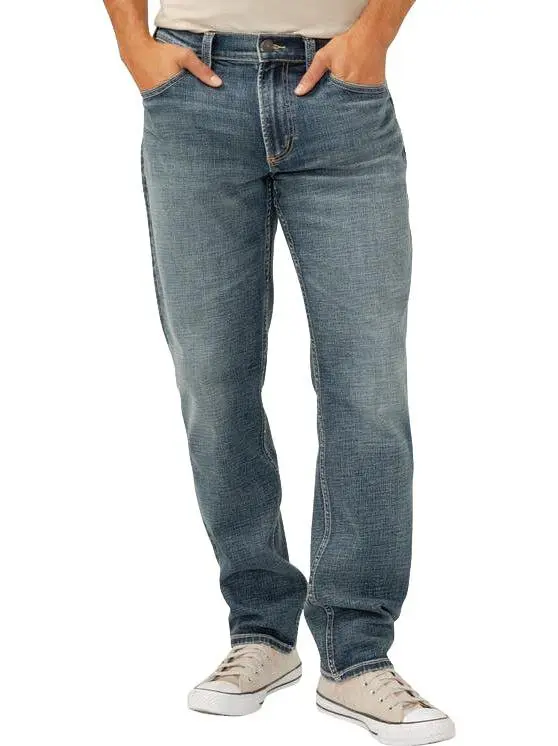 SILVER JEANS CO. Eddie Athletic Fit Tapered Jeans - Indigo