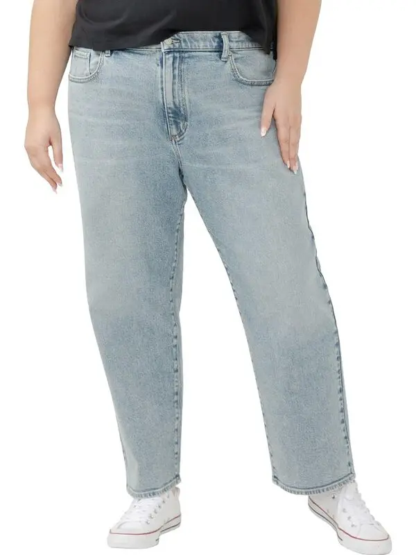SILVER JEANS CO. 90s Relaxed Straight Leg Jeans - Culture