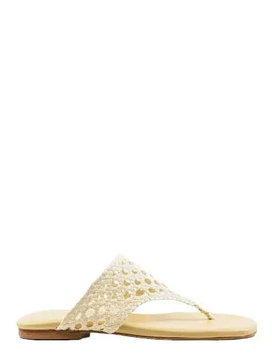 ANDREA GOMEZ Brenda Flat Sandal - Ivory