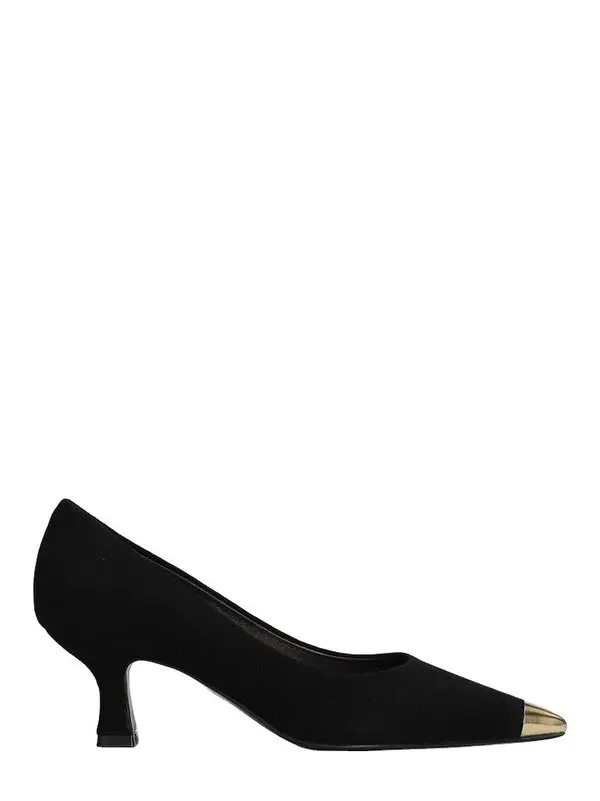 ISABEL FERRANTI Suede Pumps - Black