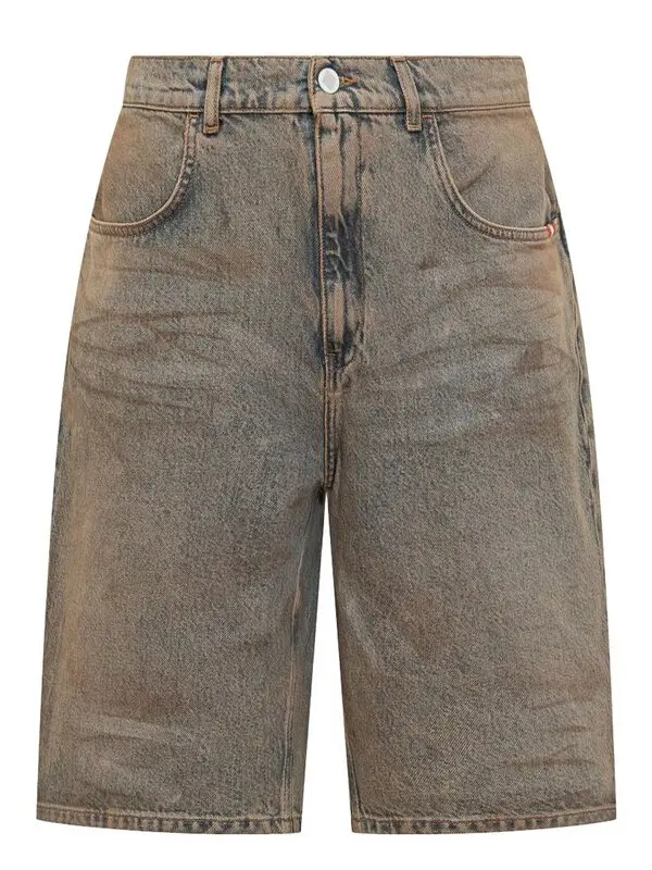 AMISH Tommy Bermuda Pants - Blue