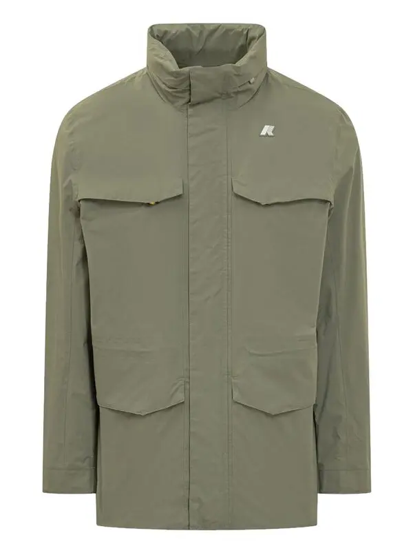 K-WAY Short Parka - Green