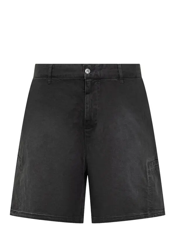 REPRESENT Short Cargo Pants - Black