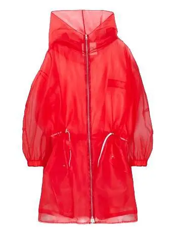 TOD'S Parka In Organza - Tomato Red