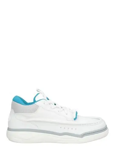 Valentino Garavani Leather And Textile Fiber Sneakers - White